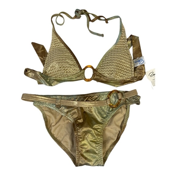 Ritchie Swim | Swim | Vintage Ritchie Iridescent Metallic String Bikini ...